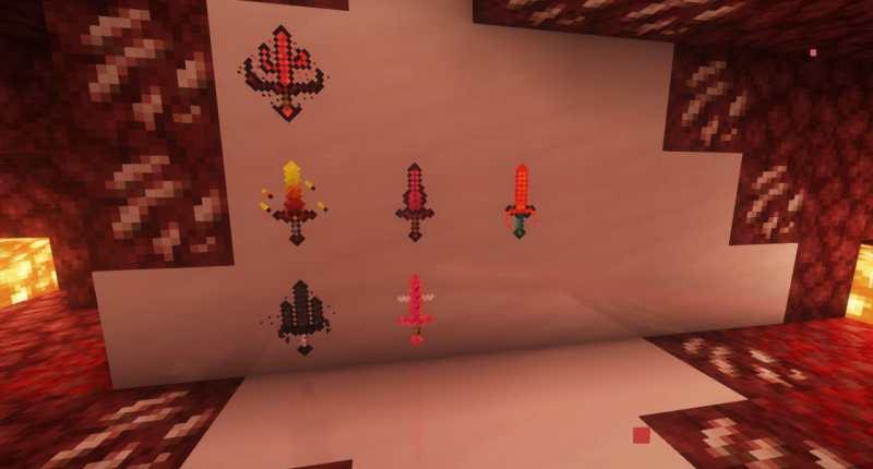 Pexe's Elemental Swords | MCreator